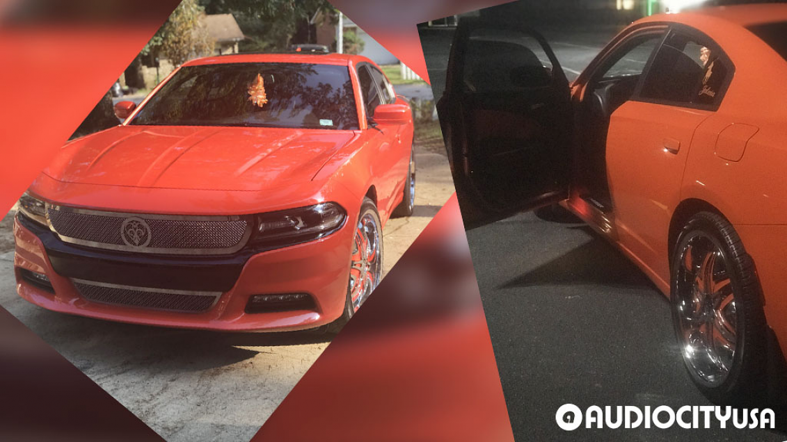 2017 Dodge Charger RWD on 22" Diablo Wheels Elite Chrome with Mango ...
