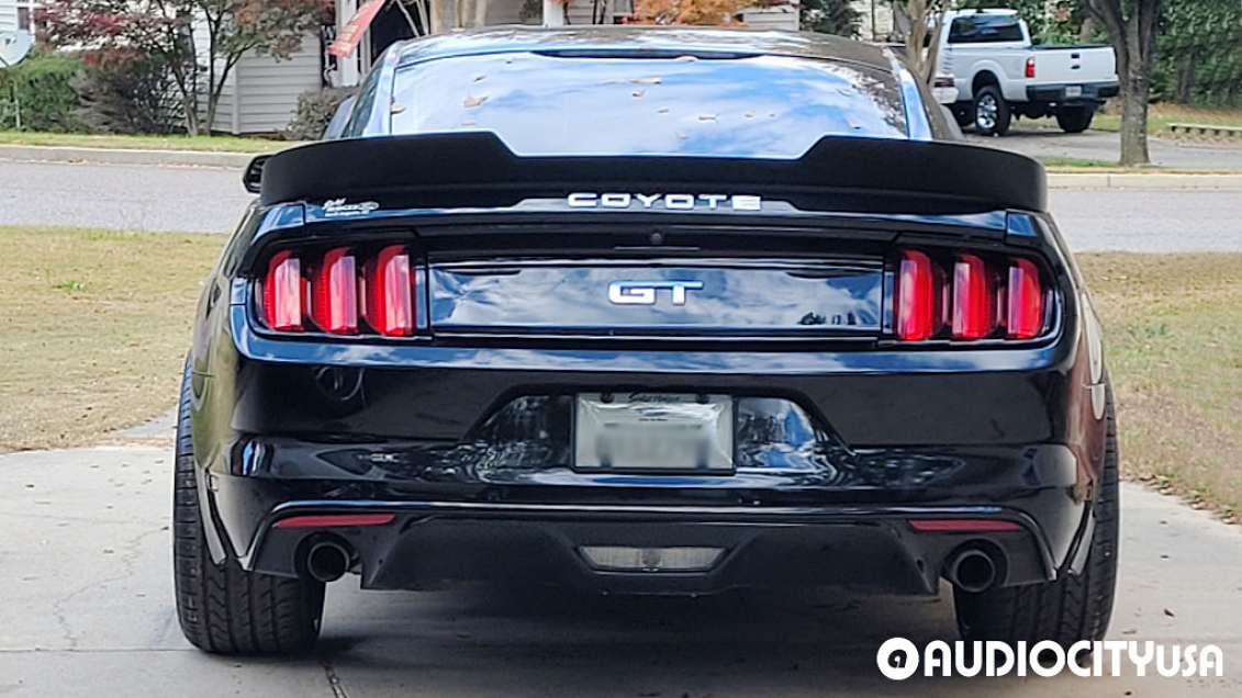 2014 Ford Mustang GT on 22" Ferrada Wheels FR1 Matte Black with Gloss ...