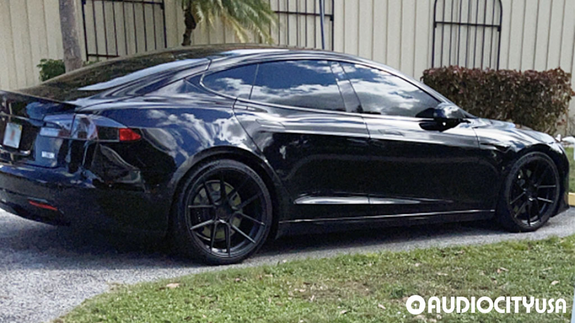 2021 Tesla Model S on 21" Ferrada Wheels F8-FR8 Matte Black | Gallery ...