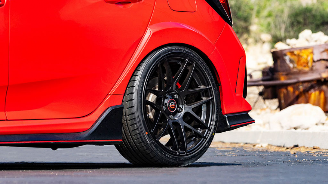 2020 Honda Civic Type R on 19" Curva Wheels C300 Gloss Black | Gallery ...
