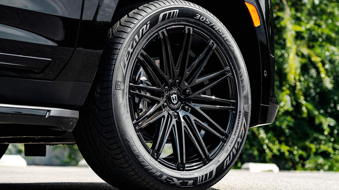 2021 Cadillac Escalade on 22" Curva Wheels C48 Gloss Black | Gallery ...