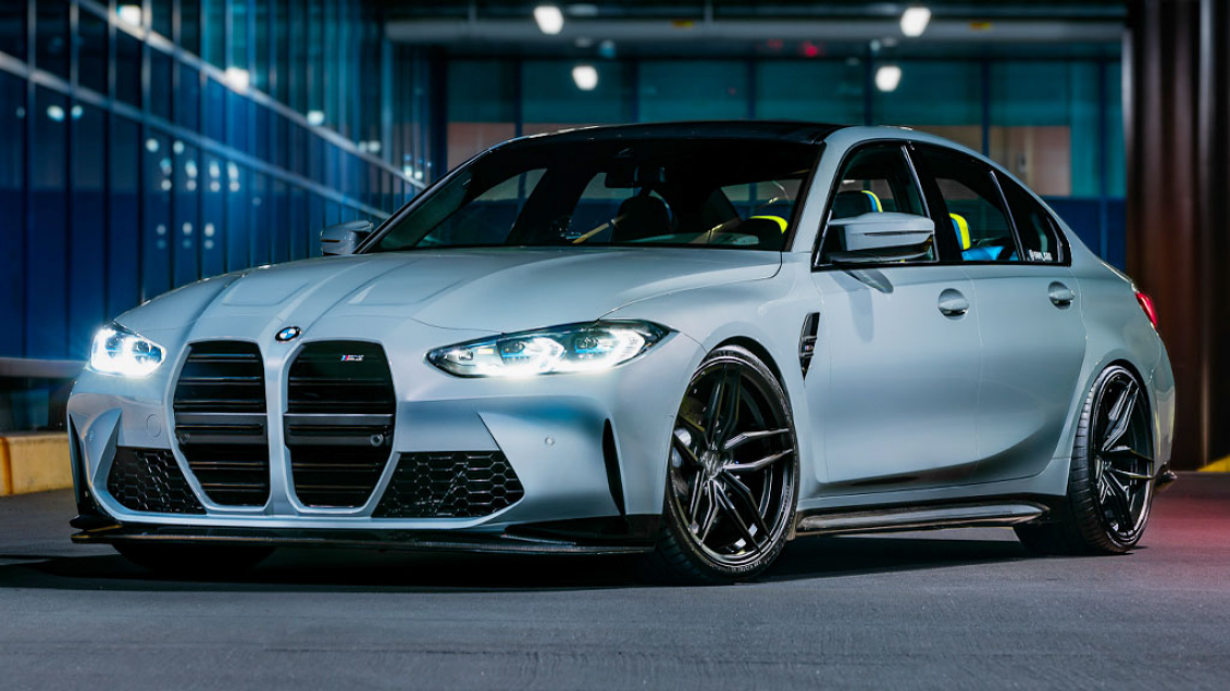 2021 BMW M3 on 20" Ferrada Wheels F8-FR5 Matte Black | Gallery ...