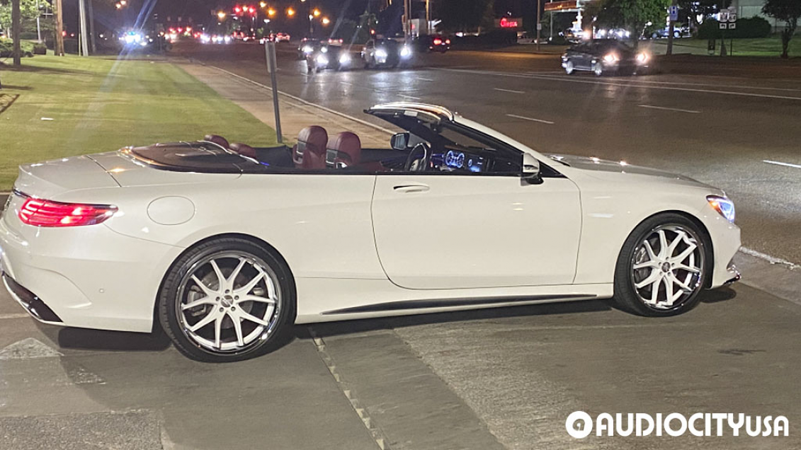 2017 Mercedes-Benz S-Class on 22" Ferrada Wheels FR2 Custom White Face ...