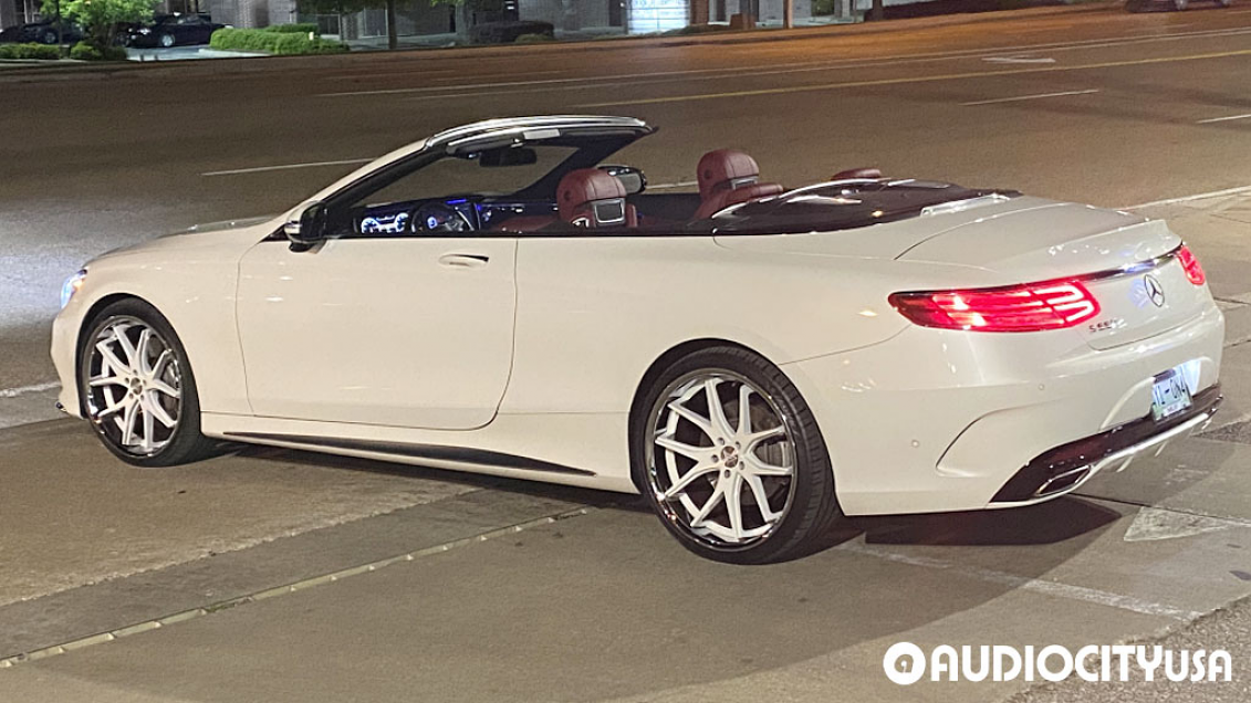 2017 Mercedes-Benz S-Class on 22" Ferrada Wheels FR2 Custom White Face ...