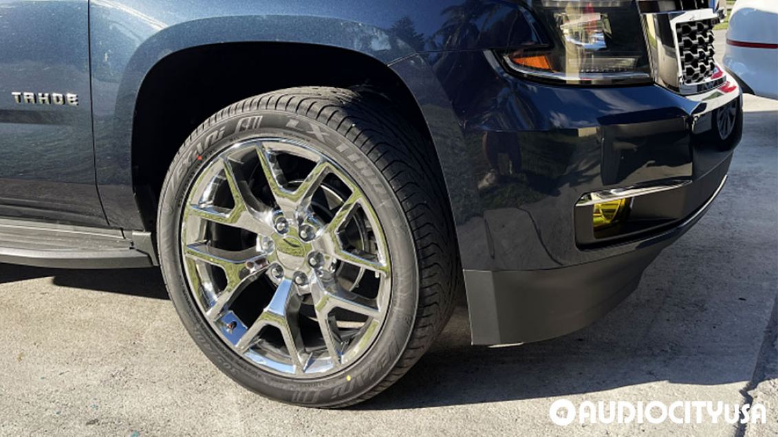2017 Chevrolet Tahoe 2WD on 22" OEM Replica Wheels GMC Sierra 288 ...