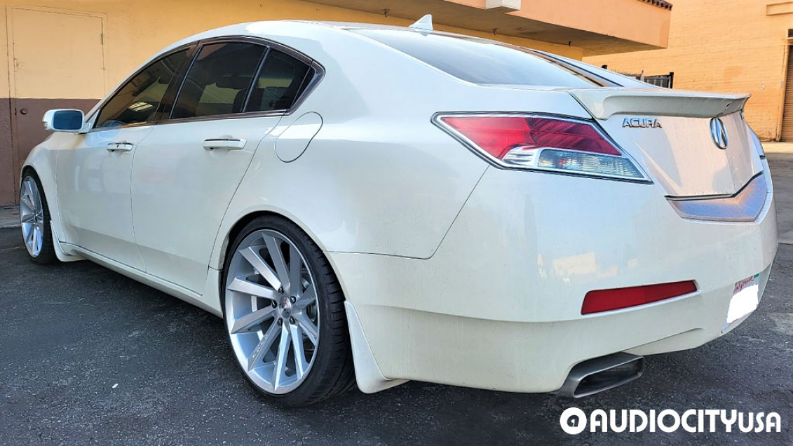2010 Acura TL on 20" Koko Kuture Wheels Kapan Gloss Silver | Gallery ...