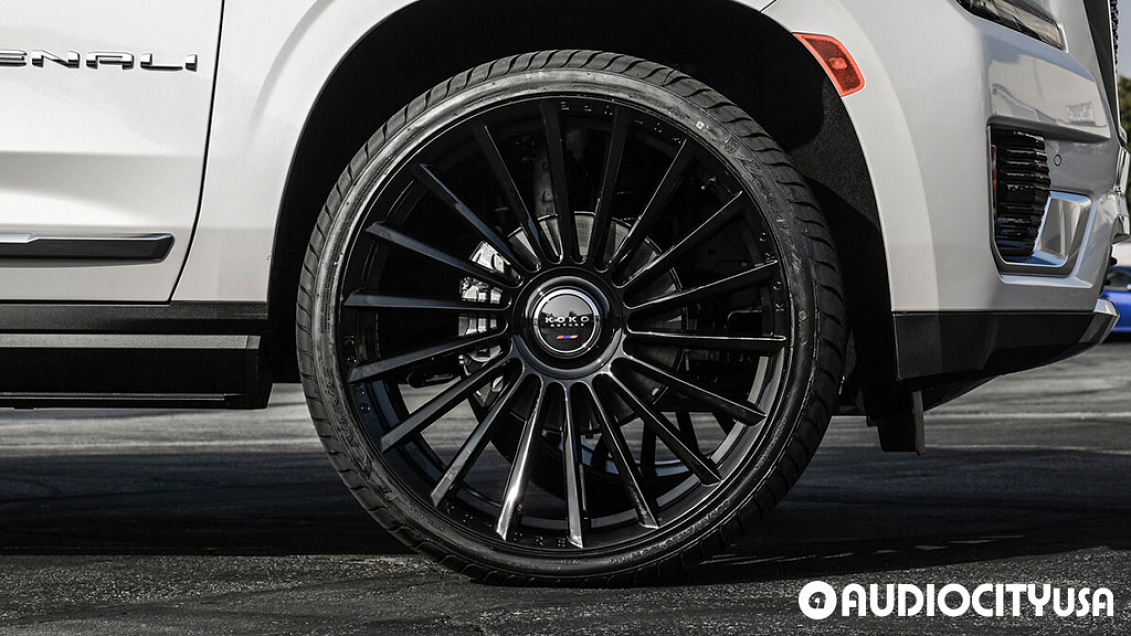 2022 GMC Yukon 4WD on 26" Koko Kuture Wheels URFA Gloss Black | Gallery ...