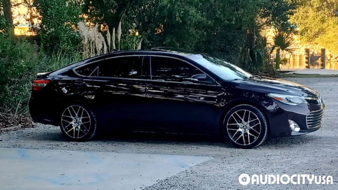 2015 Toyota Avalon on 19" Curva Wheels C7 Black Machined | Gallery ...