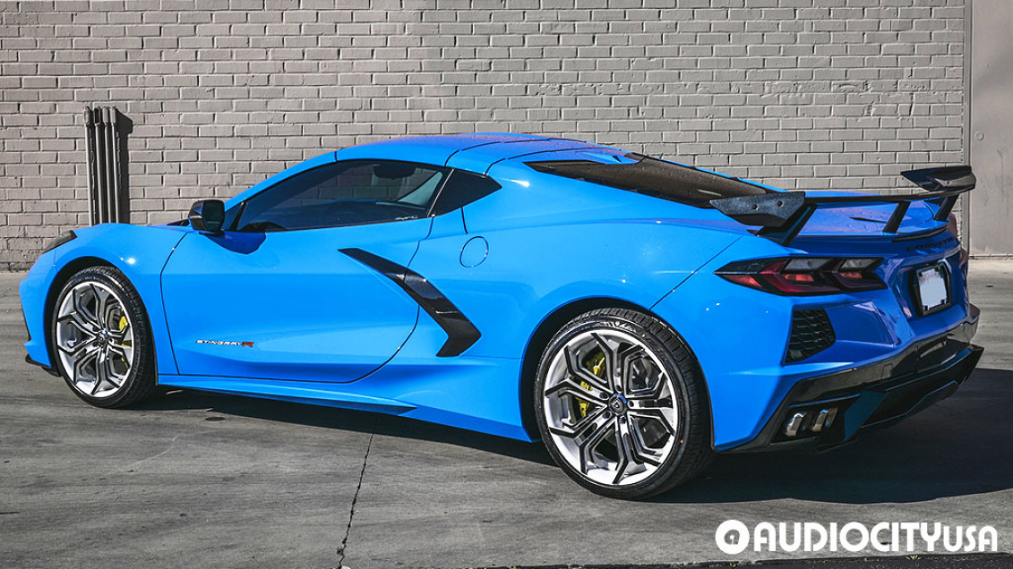 2021 Chevrolet Corvette on 19" Lexani Forged Wheels LZ-740 Custom Color ...