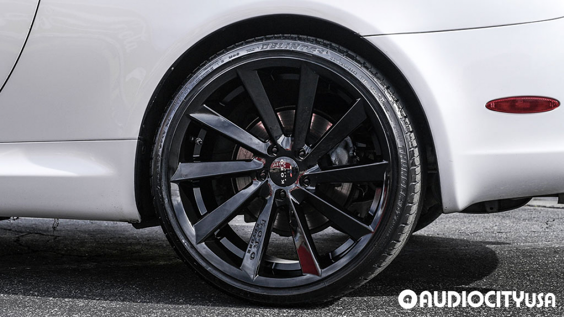 2008 Lexus SC Series on 20" Koko Kuture Wheels Kapan Gloss Black ...