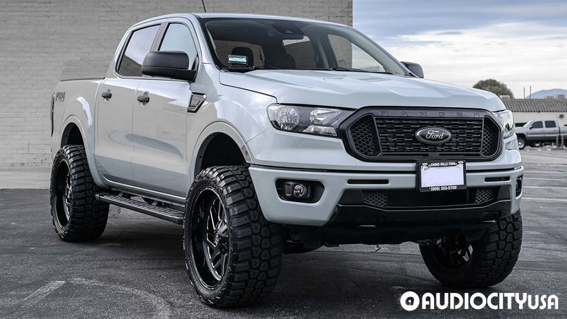 2021 Ford Ranger on 22" Fuel Off-Road Wheels D581 Triton Gloss Black ...