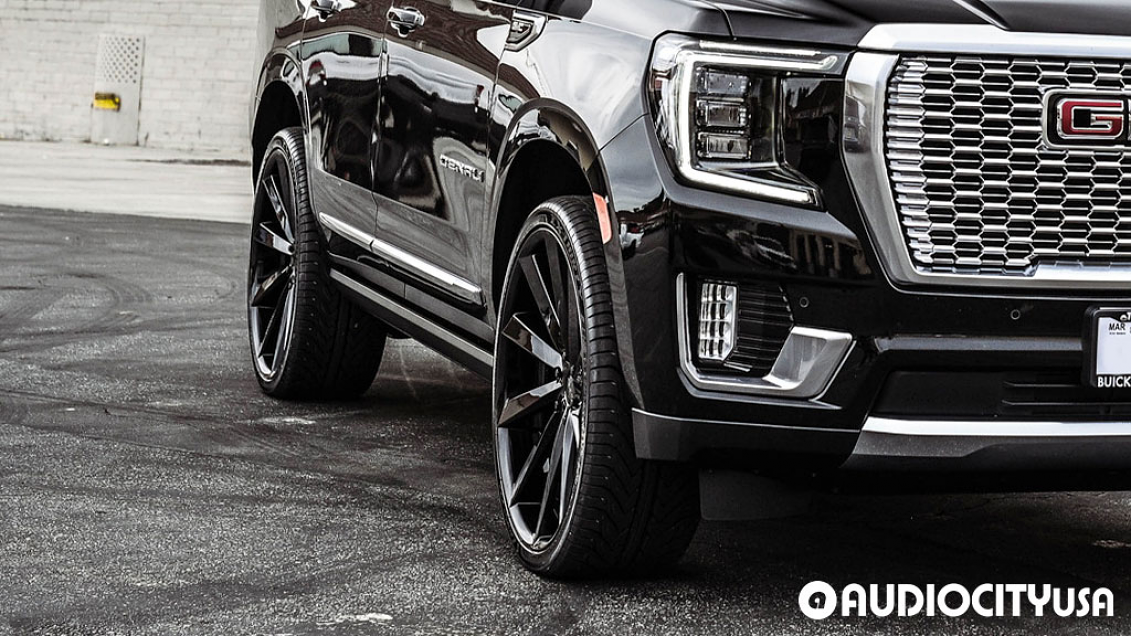 2022 GMC Yukon 4WD on 26" Koko Kuture Wheels Kapan Gloss Black ...