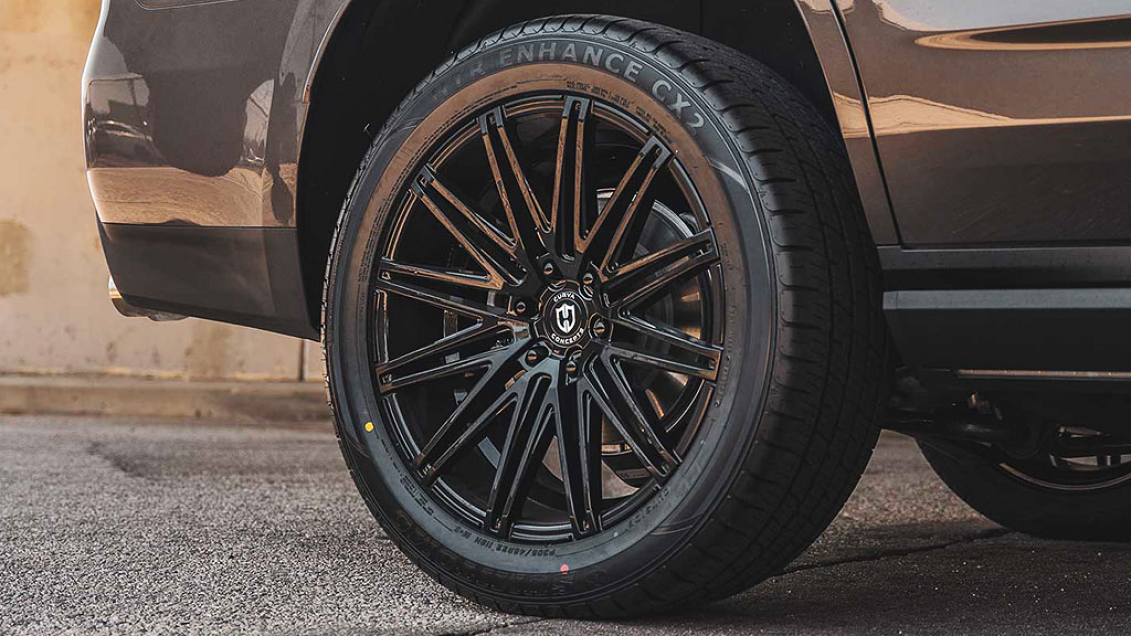 2021 Chevrolet Tahoe 2WD on 22" Curva Wheels C48 Gloss Black | Gallery ...