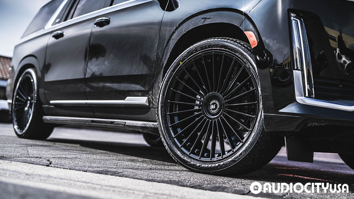 2022 Cadillac Escalade on 24" Road Force Wheels RF22 Gloss Black ...