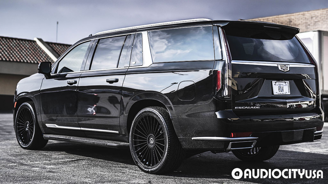 2022 Cadillac Escalade on 24" Road Force Wheels RF22 Gloss Black ...