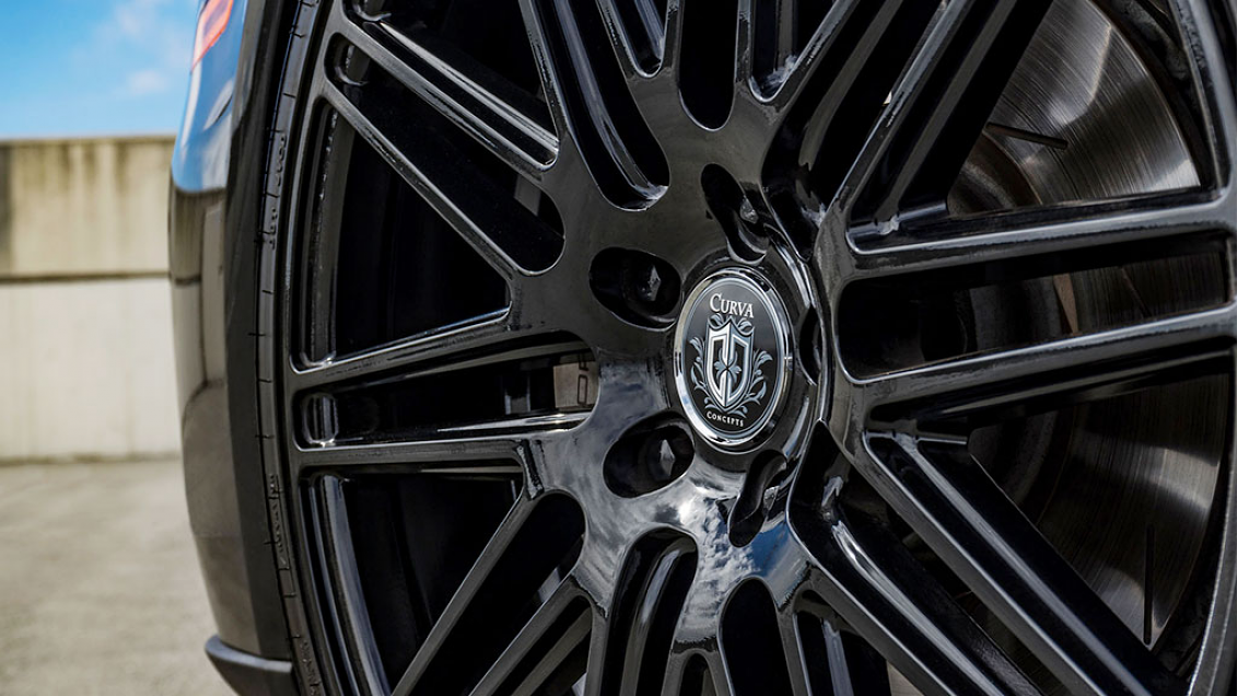2019 Porsche Panamera on 22" Curva Wheels C50 Gloss Black | Gallery ...