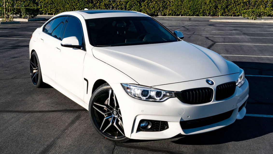 2016 BMW 4 Series on 20" Curva Wheels C25 Black Machined | Gallery ...
