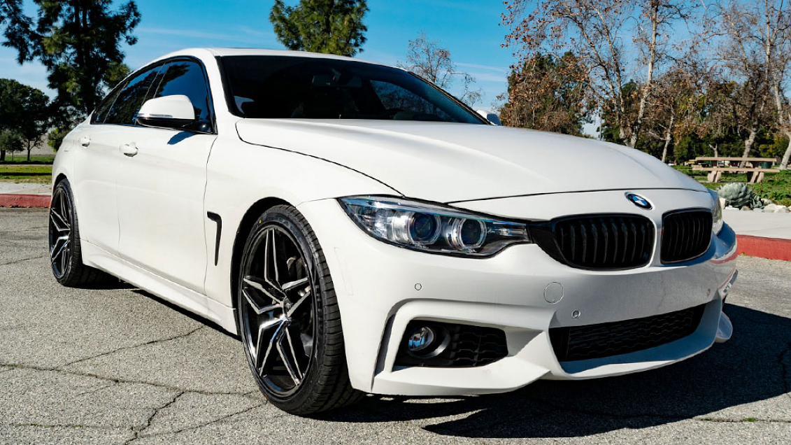 2016 BMW 4 Series on 20" Curva Wheels C25 Black Machined | Gallery ...