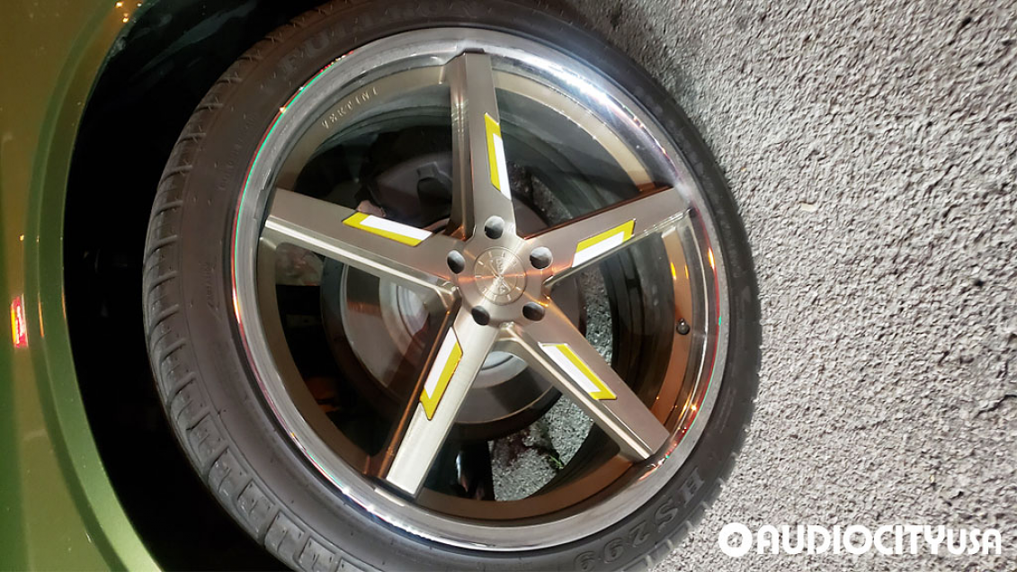 2020 Dodge Challenger RWD on 22" Vertini Wheels RFS1.7 Brushed Dual ...