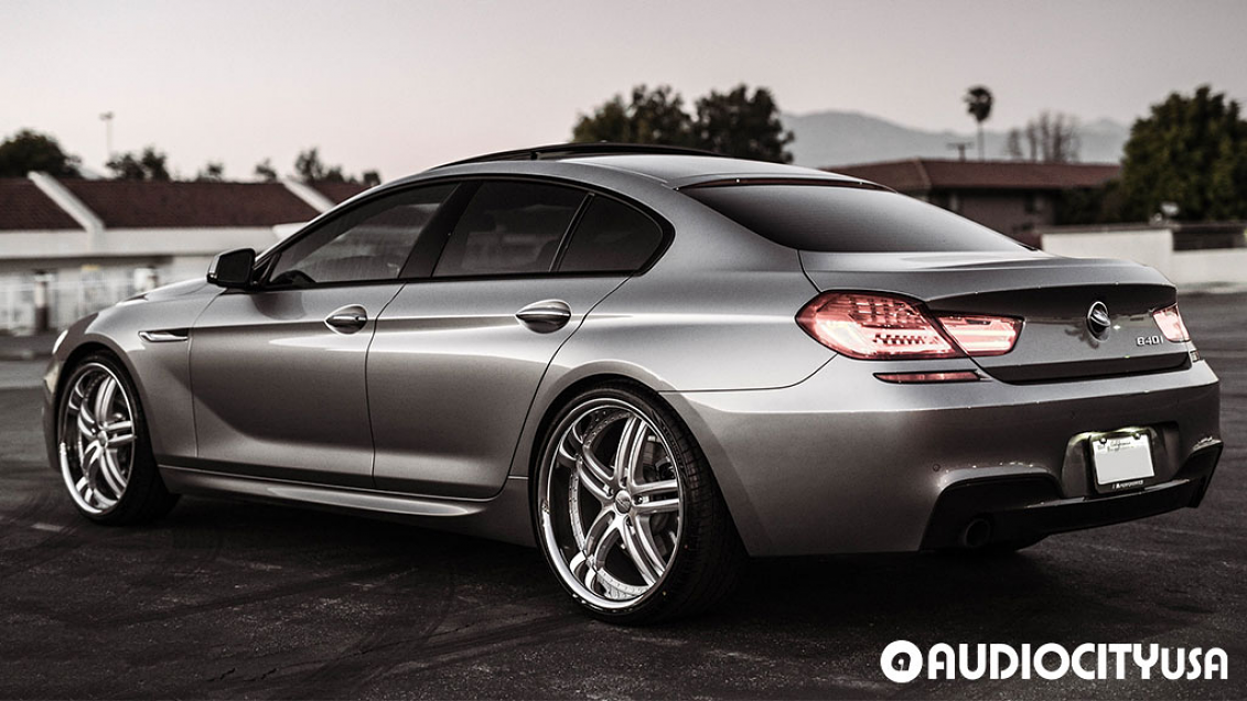 2015 BMW 6 Series on 22" XIX Wheels X15 Silver Brushed with Chrome SS ...