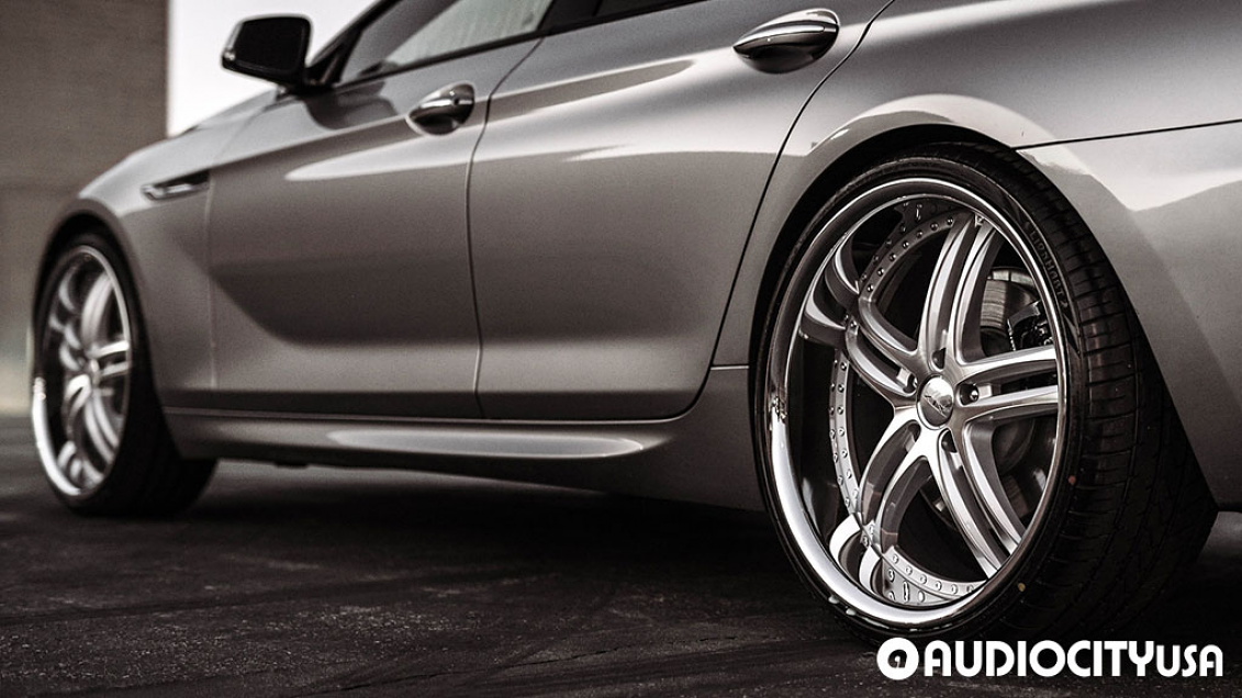 2015 BMW 6 Series on 22" XIX Wheels X15 Silver Brushed with Chrome SS ...