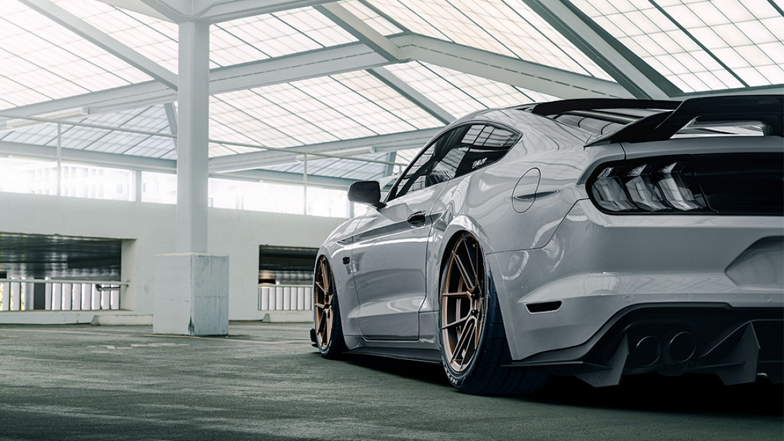 2022 Ford Mustang GT on 20" Ferrada Wheels F8-FR8 Matte Bronze ...