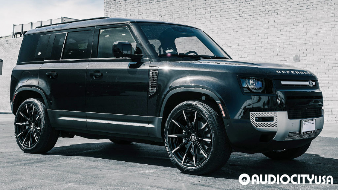 2022 Land Rover Defender on 22" Lexani Wheels CSS-15 Black with ...