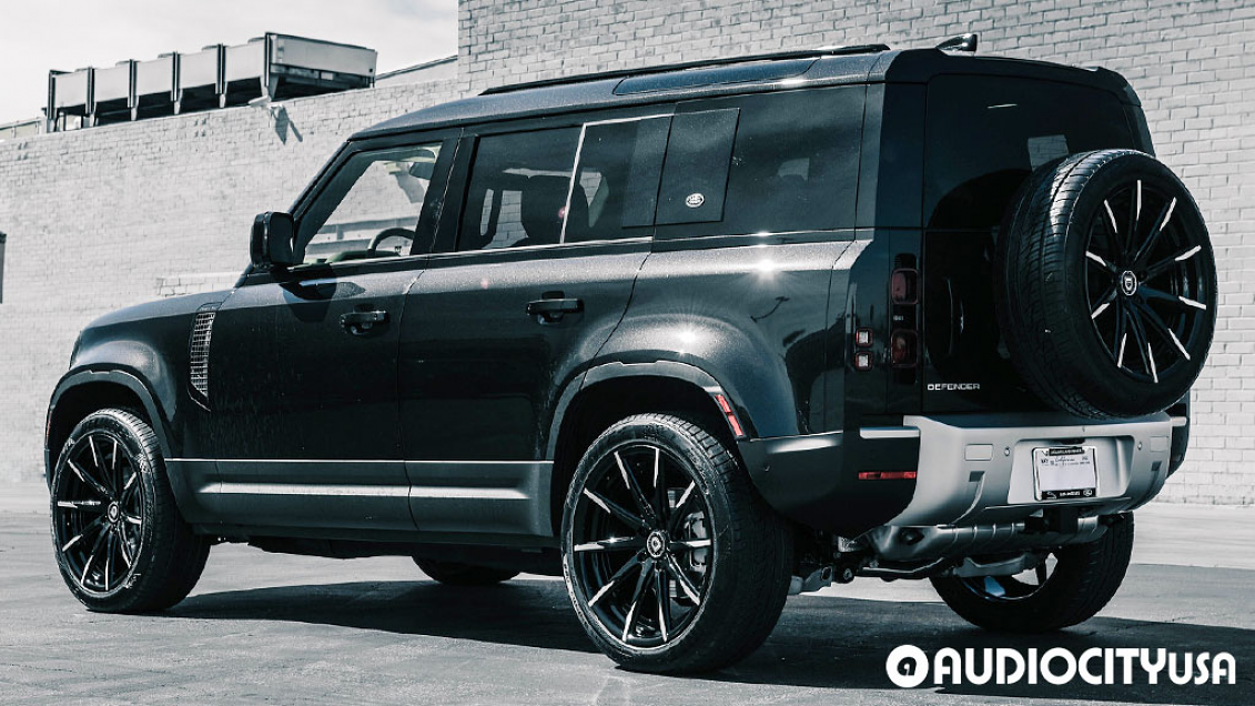 2022 Land Rover Defender on 22" Lexani Wheels CSS-15 Black with ...