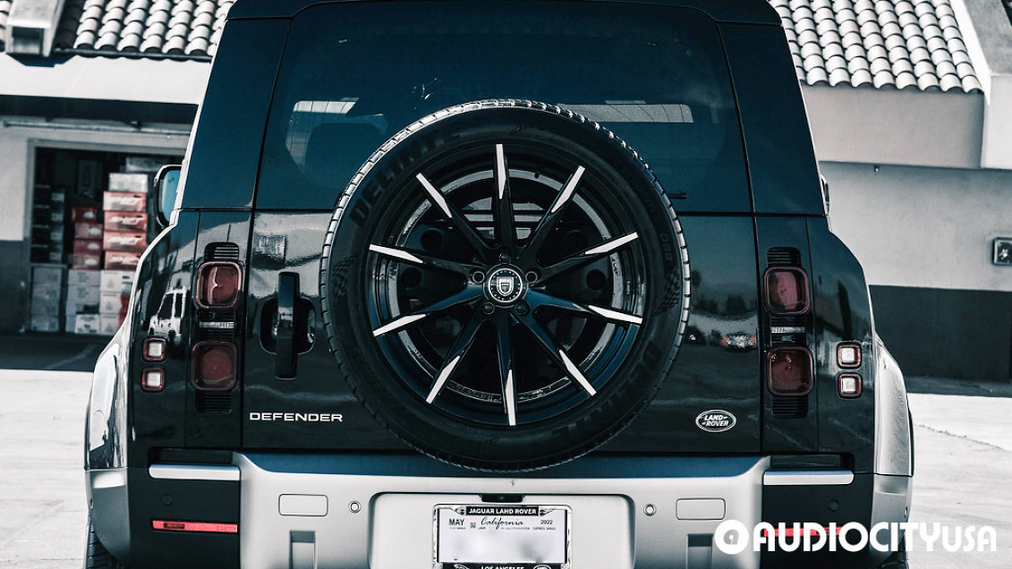 2022 Land Rover Defender on 22" Lexani Wheels CSS-15 Black with ...