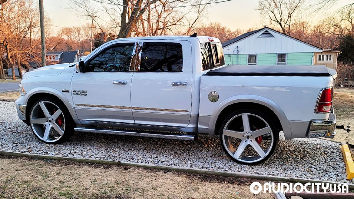 2017 RAM 1500 on 26" Strada Wheels Coda Silver Brushed | Gallery ...