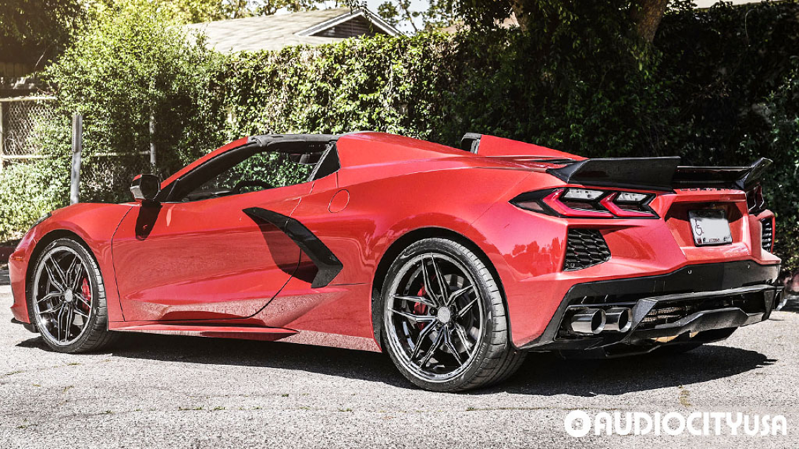 2021 Chevrolet Corvette on 20" Ferrada Wheels F8-FR5 Custom Black ...