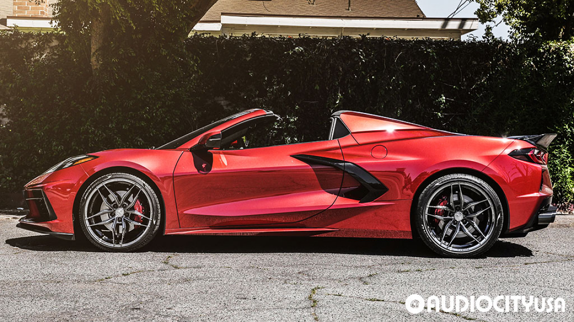 2021 Chevrolet Corvette on 20" Ferrada Wheels F8-FR5 Custom Black ...