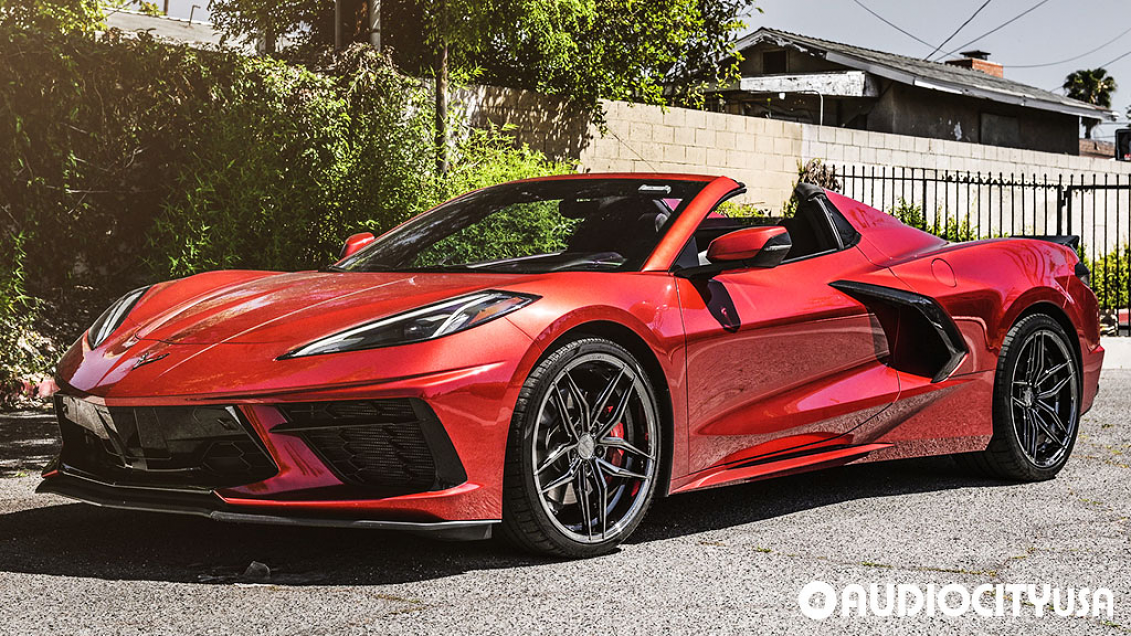 2021 Chevrolet Corvette on 20" Ferrada Wheels F8-FR5 Custom Black ...