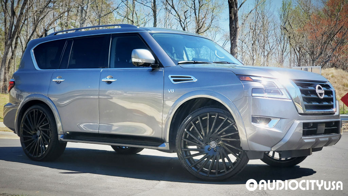 2021 Nissan Armada on 26" Lexani Wheels Wraith Black gloss | Gallery ...
