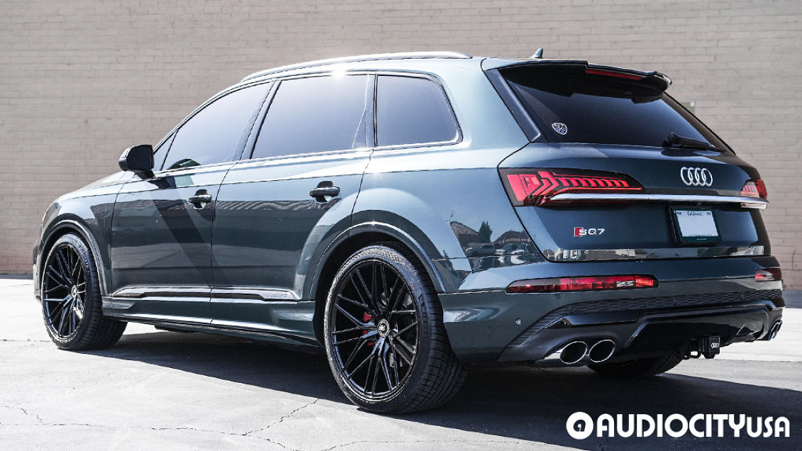 2021 Audi SQ7 on 21" Road Force Wheels RF13 Gloss Black | Gallery ...