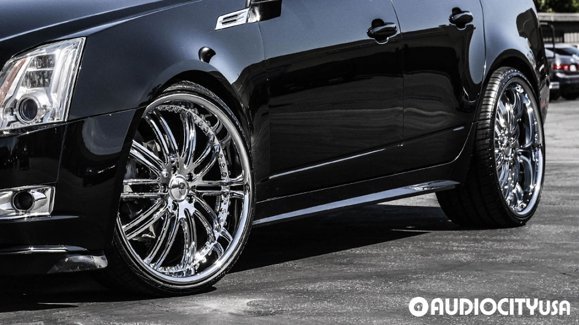 2010 Cadillac CTS on 22" XIX Wheels X23 Chrome | Gallery | AudioCityUSA