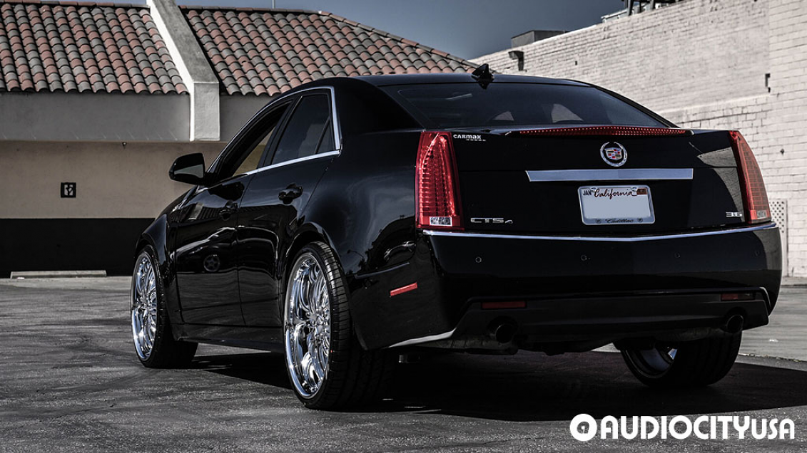 2010 Cadillac CTS on 22" XIX Wheels X23 Chrome | Gallery | AudioCityUSA