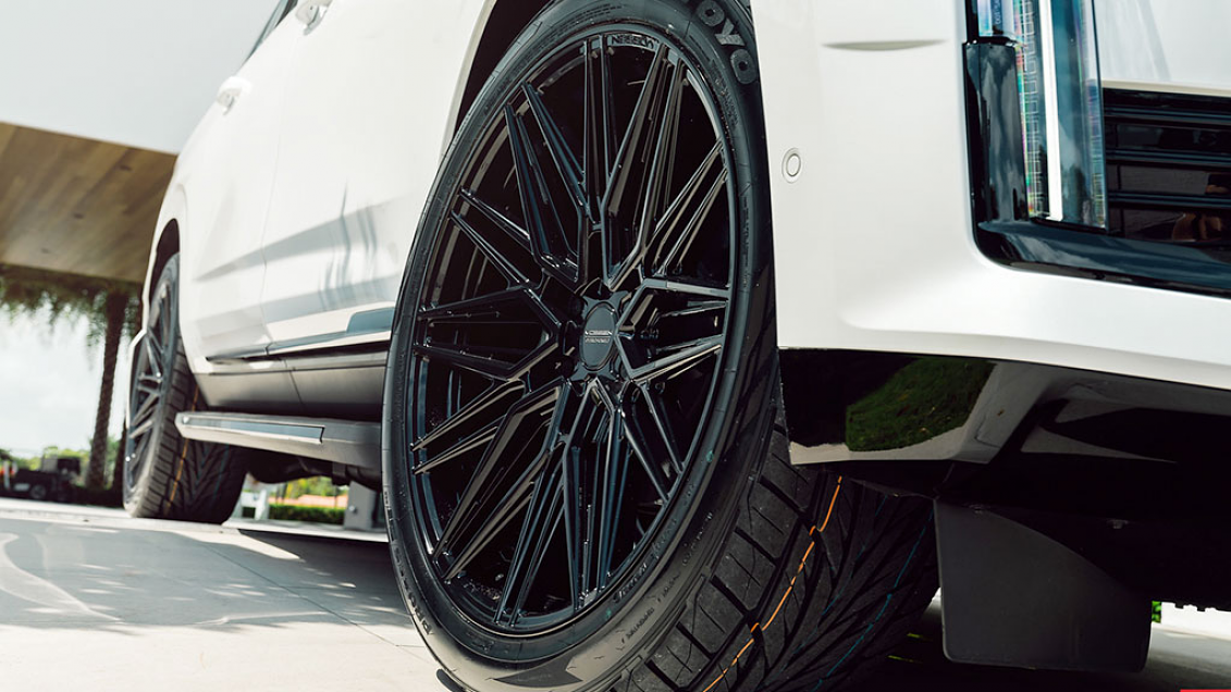 2021 Cadillac Escalade on 24" Vossen Wheels HF6-5 Gloss Black | Gallery ...