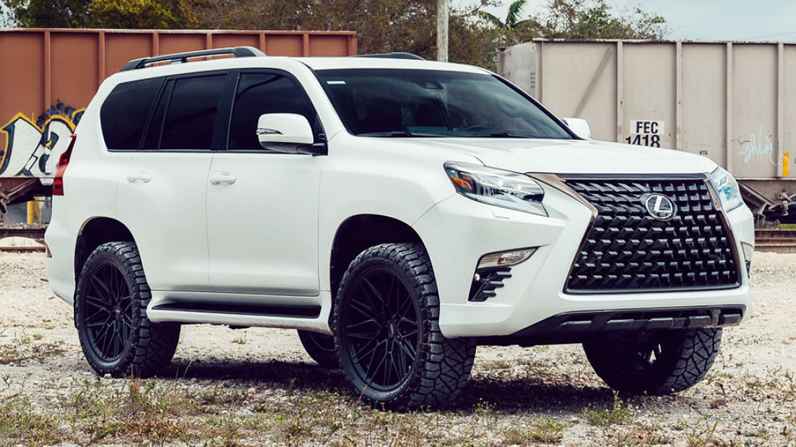 2021 Lexus GX Series on 22" Vossen Wheels HF6-5 Satin Black | Gallery ...