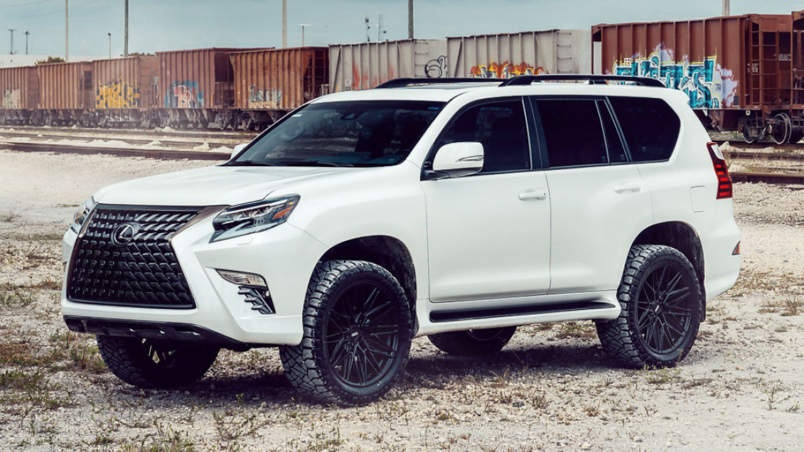 2021 Lexus GX Series on 22" Vossen Wheels HF6-5 Satin Black | Gallery ...