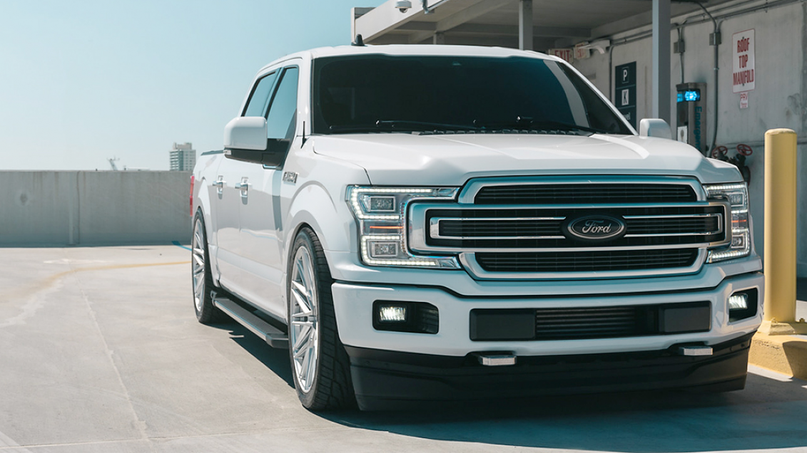 2019 Ford F-150 on 24" Vossen Wheels HF6-5 Silver Polished | Gallery ...