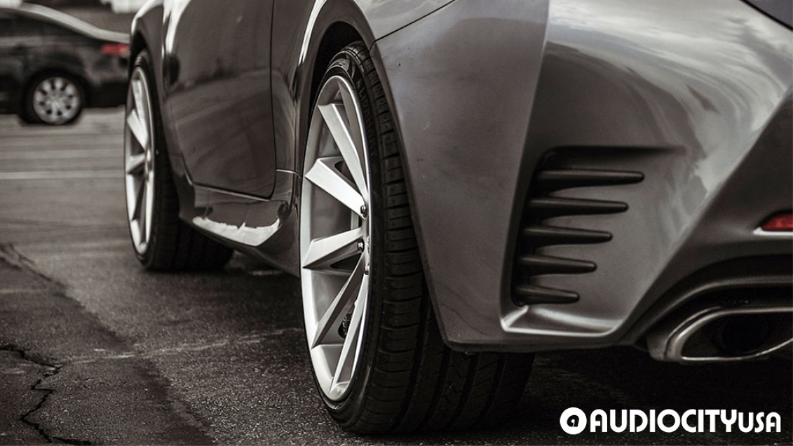 2017 Lexus RC 200t on 20" Koko Kuture Wheels Kapan Gloss Silver ...