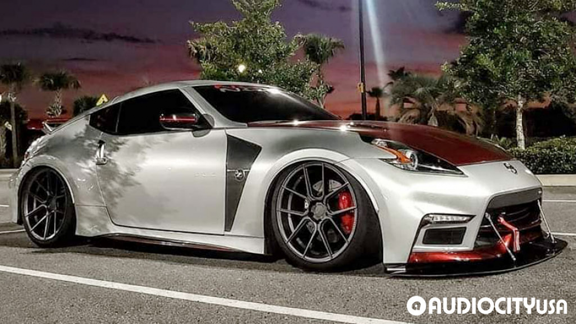 2017 Nissan 370Z on 20" Ferrada Wheels F5-FR8 Matte Black | Gallery ...