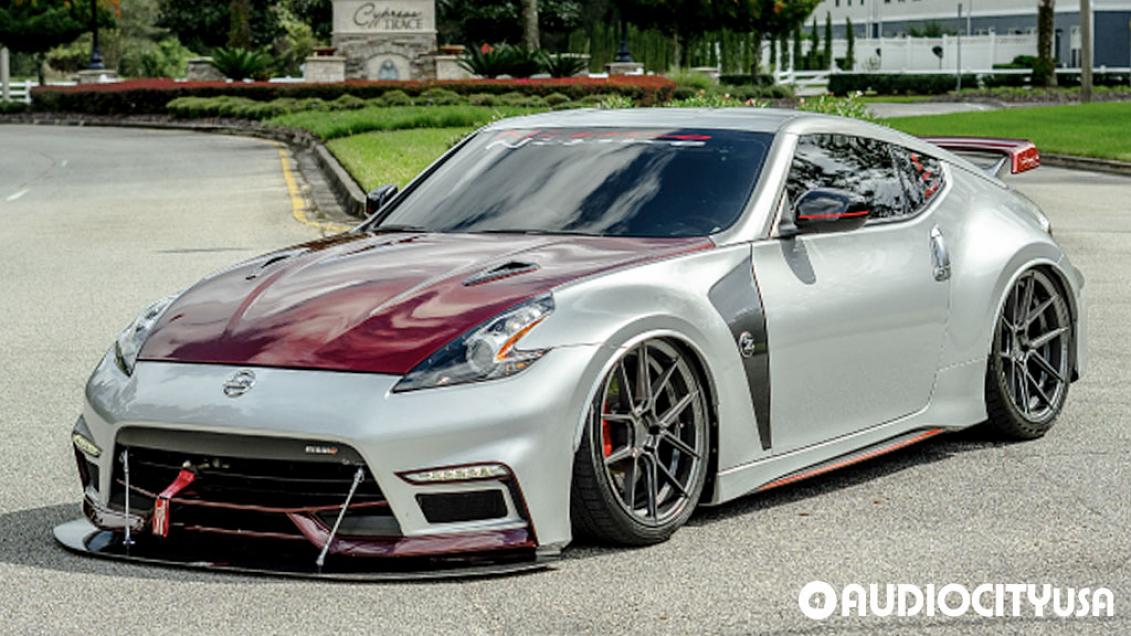 2017 Nissan 370Z on 20" Ferrada Wheels F5-FR8 Matte Black | Gallery ...