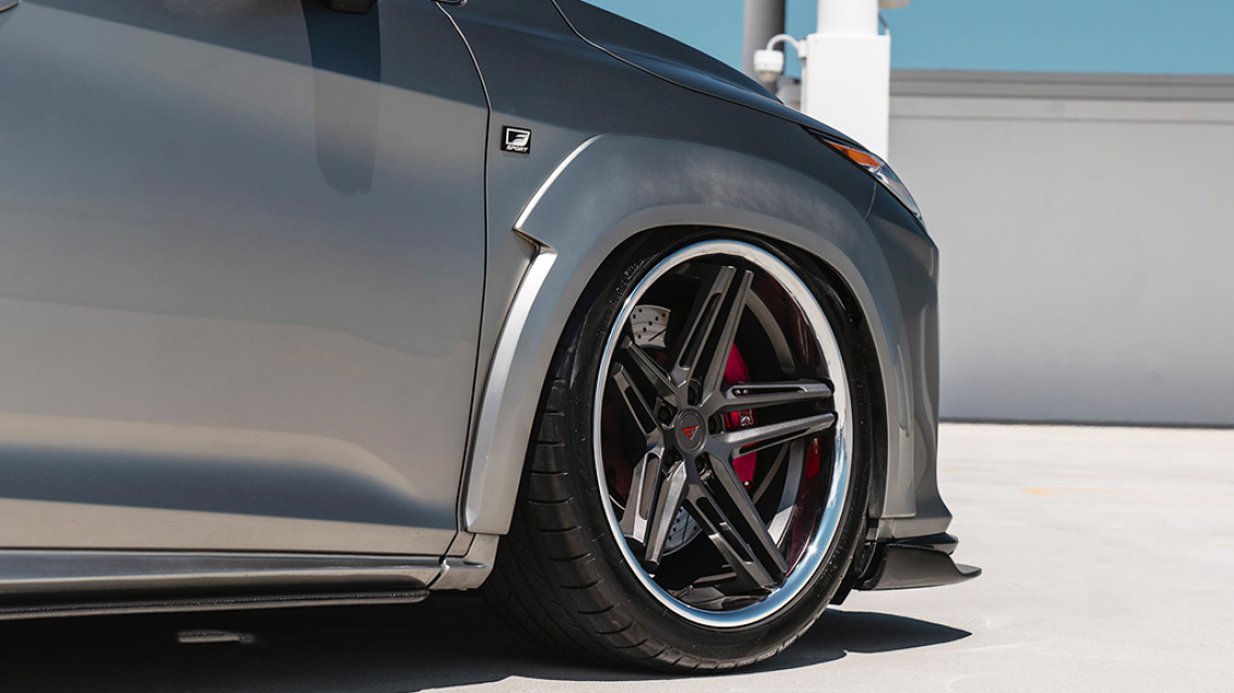 2017 Lexus RX Series on 22" Ferrada Wheels CM1 Matte Graphite with ...