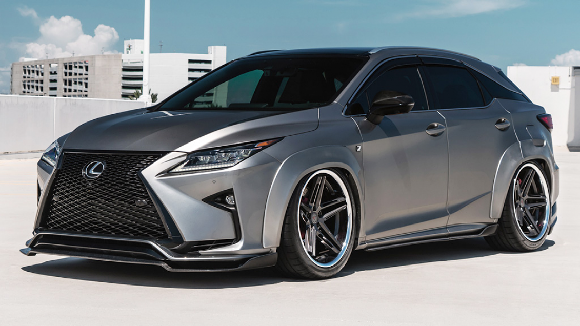 2017 Lexus RX Series on 22" Ferrada Wheels CM1 Matte Graphite with ...