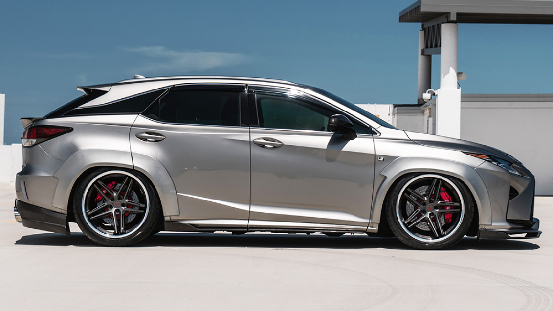 2017 Lexus RX Series on 22" Ferrada Wheels CM1 Matte Graphite with ...