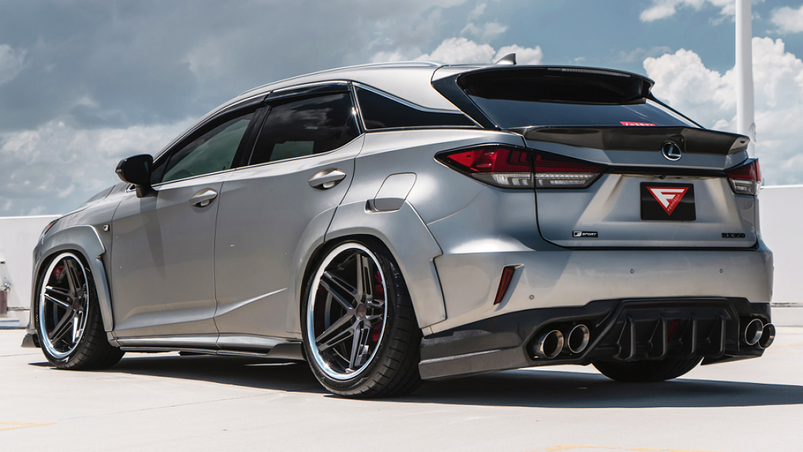 2017 Lexus RX Series on 22" Ferrada Wheels CM1 Matte Graphite with ...