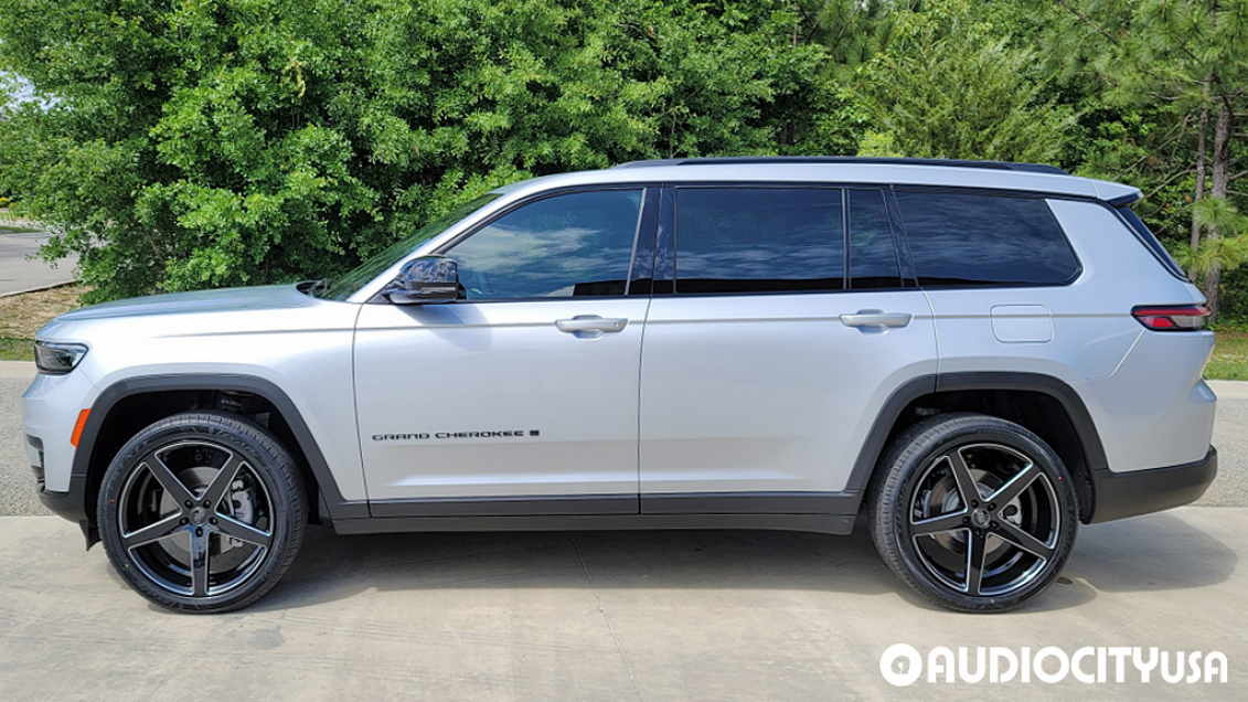 2021 Jeep Grand Cherokee on 22" 1AV Wheels ZX9 Gloss Black Milled ...