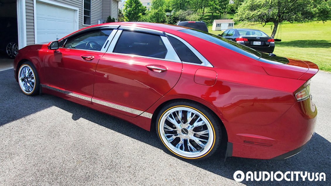 2019 Lincoln MKZ on 18" MKW Wheels M122 Chrome | Gallery | AudioCityUSA